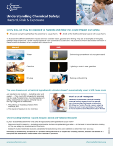 Understanding Chemical Safety - Chemical Safety Facts